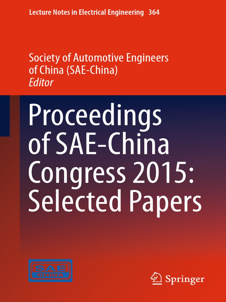 (Lecture Notes in Electrical Engineering 364) Society of Automotive ...