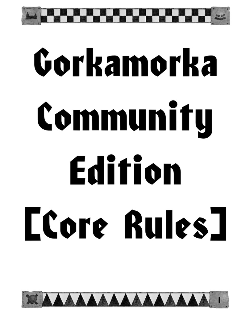 Gorkamorka Community Edition v1.0 | PDF | Dice | Ammunition