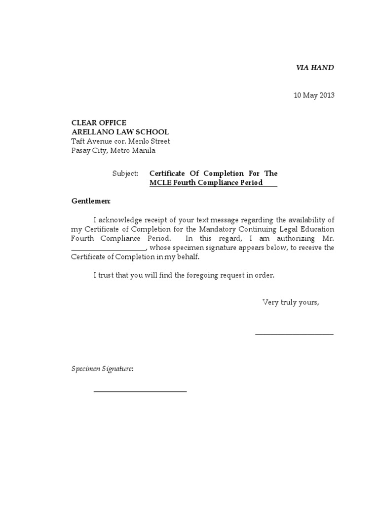 Sample Authorization Letter | PDF