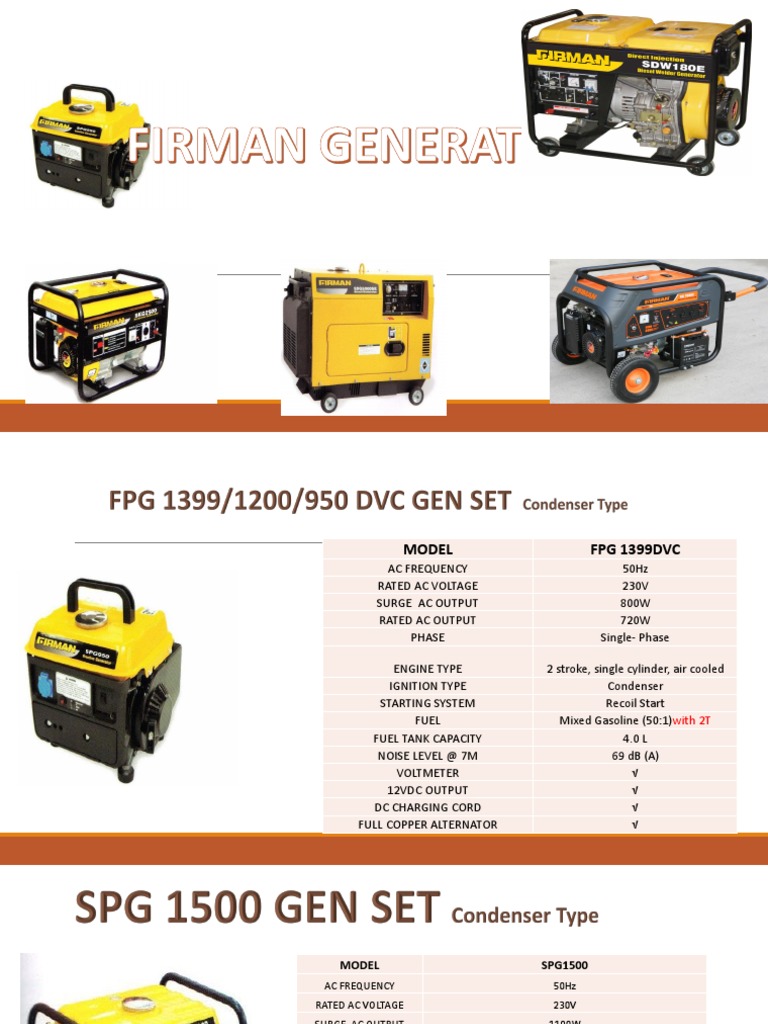 Firman Gen | Engines | Diesel Engine