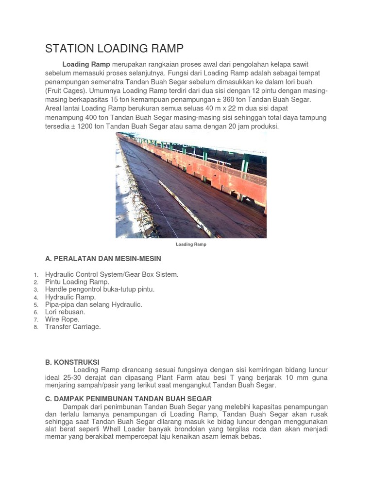 Station Loading Ramp | PDF