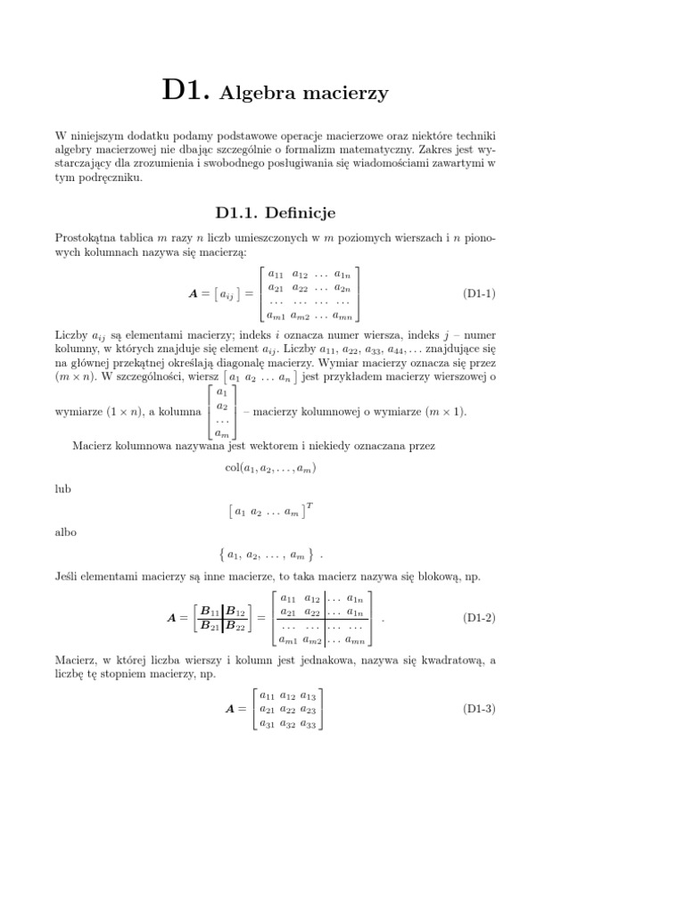 Macierze | PDF