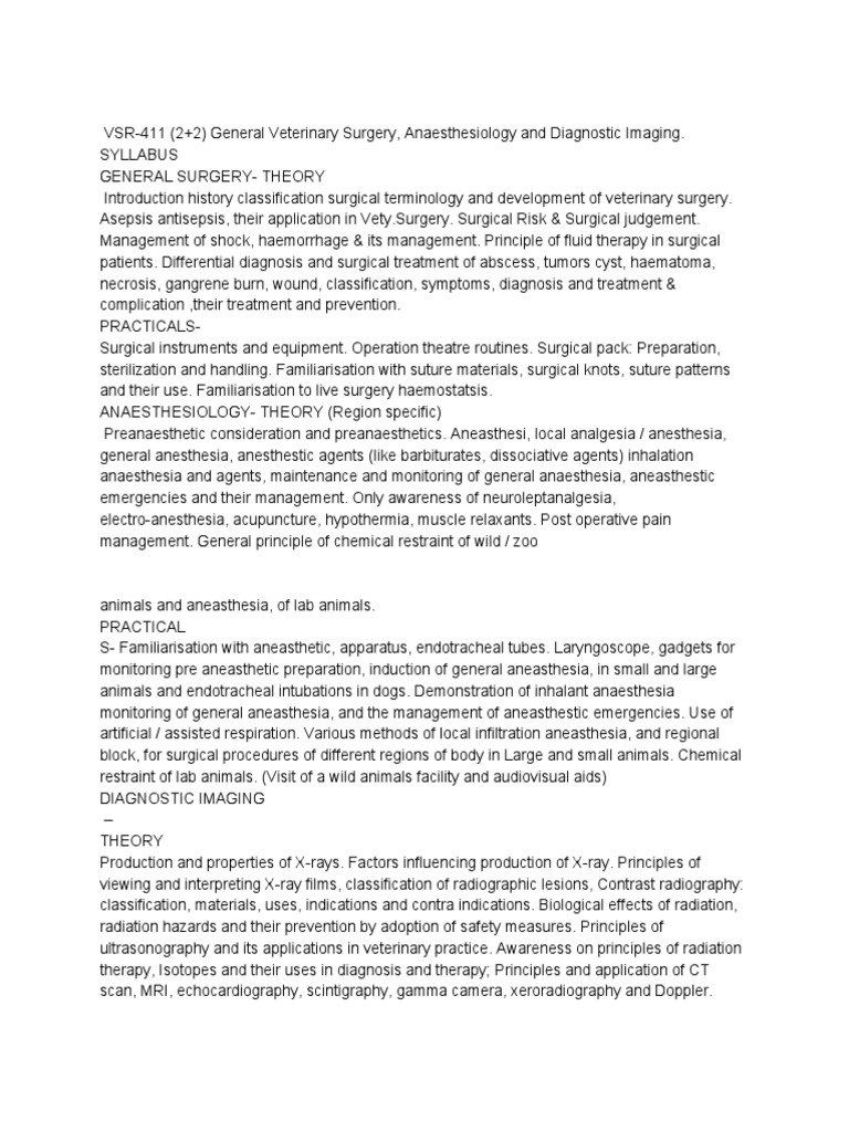 VSR PDF | PDF | Radiography | Surgery