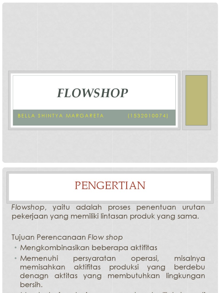 Flow Shop | PDF