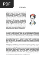 Biografia Resumen Frida KAhlo | PDF