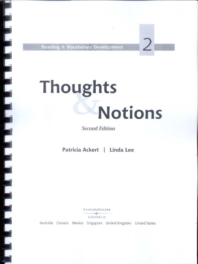 Thoughts and Notions | PDF | Roanoke Colony | Nature