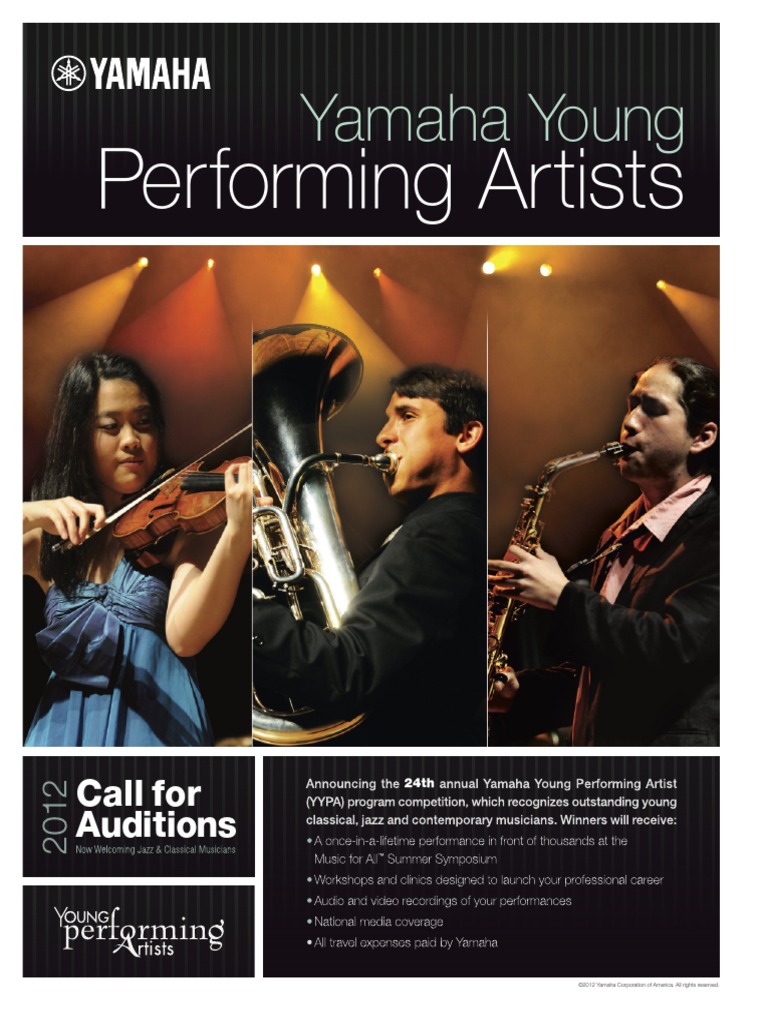 Yamaha Young Perf Artist | PDF | Audition | Performing Arts