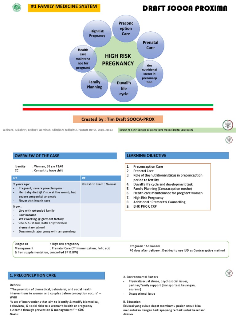 High Risk Pregnancy | PDF | Pregnancy | Prenatal Development