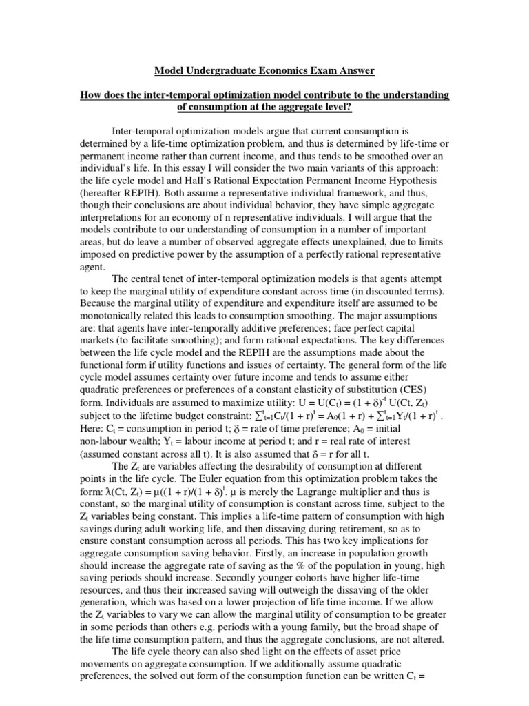 Example 2 | PDF | Utility | Microeconomics