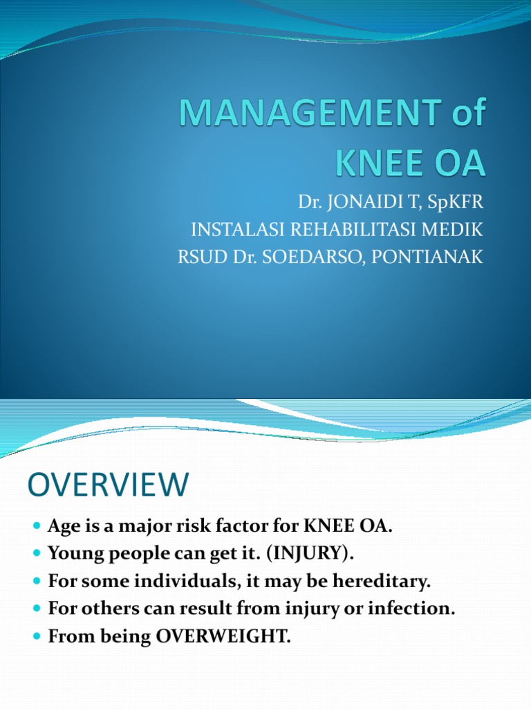 Knee Oa | PDF | Osteoarthritis | Knee
