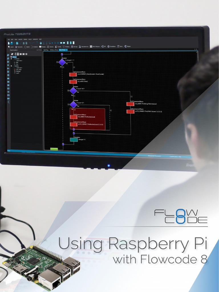 Using Raspberry Pi With Flowcode 8 Pdf Tab Gui Command Line Interface 5505