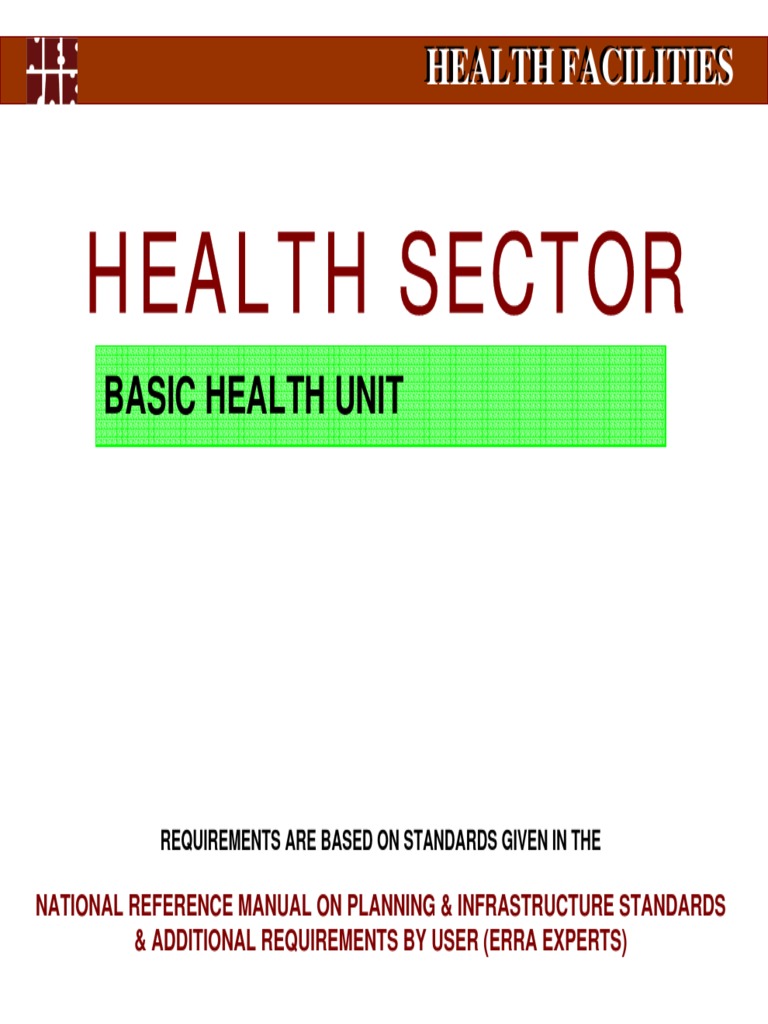 Health Facility Design Standards Guide | PDF