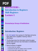 Shift Register | PDF | Digital Electronics | Electrical Circuits