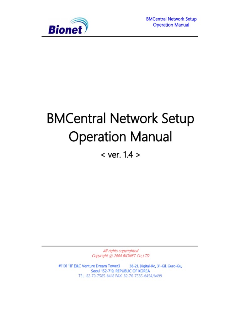 Network - Setup - User Manual - Ver.1.4 - 20130821 - ENG | PDF ...