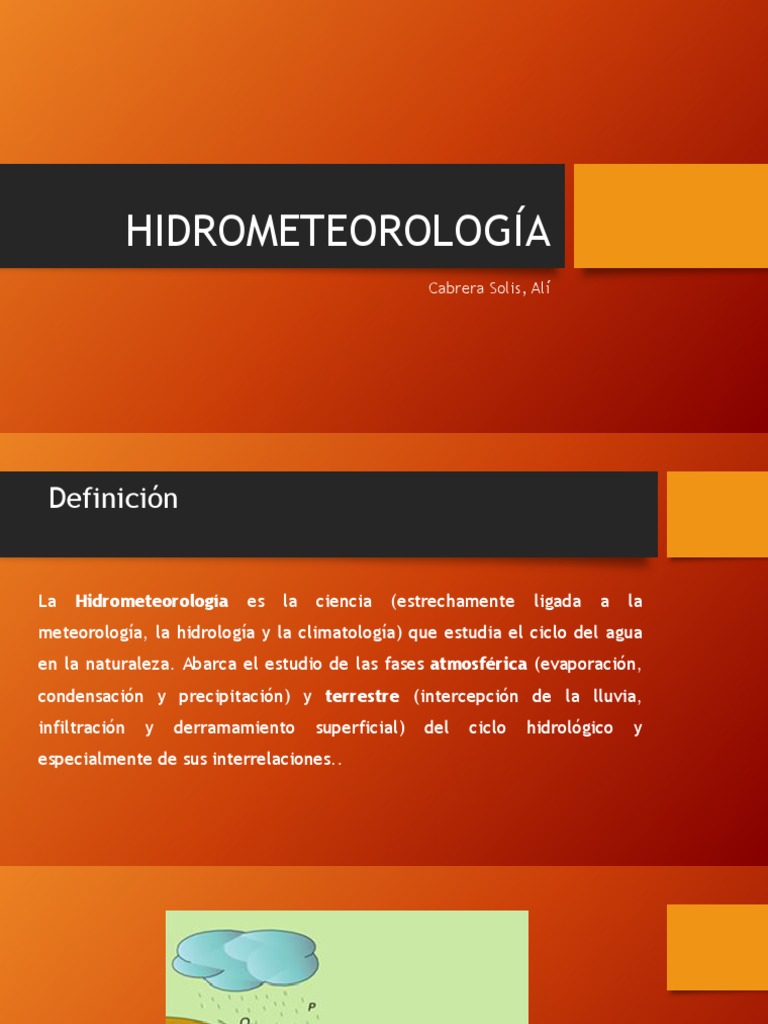 Hidrometeorologia | PDF | Precipitación | Clima