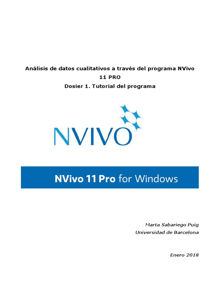 Manual NVIVO | PDF | Programa de computadora | Programación