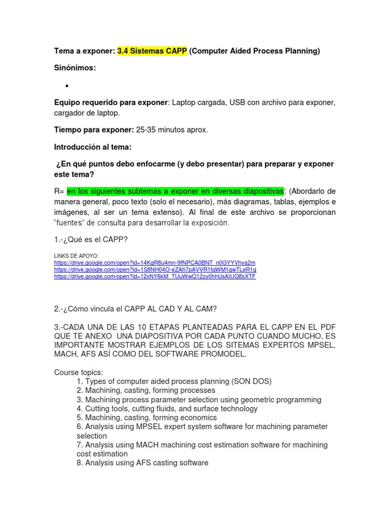 Capp Computer Aided Process Planning | PDF | Informática | Software