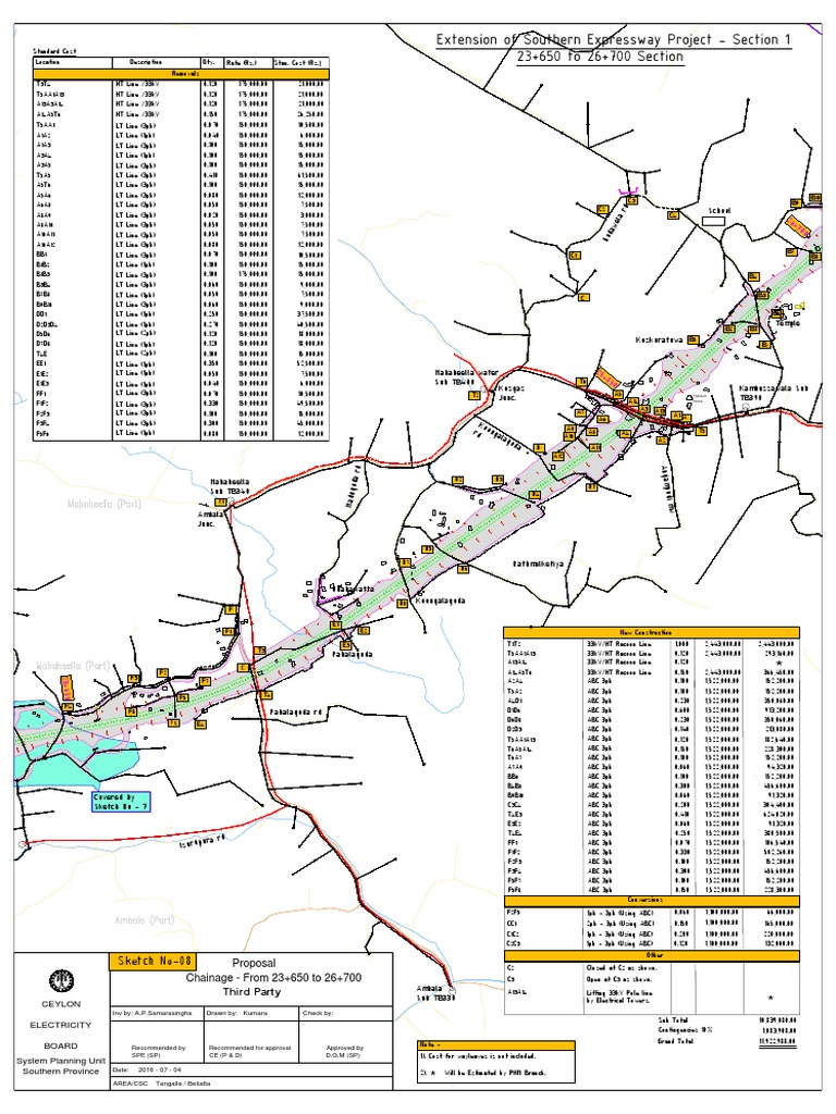 Extension of Southern Expressway Project - Section 1 23+650 To 26+700 ...
