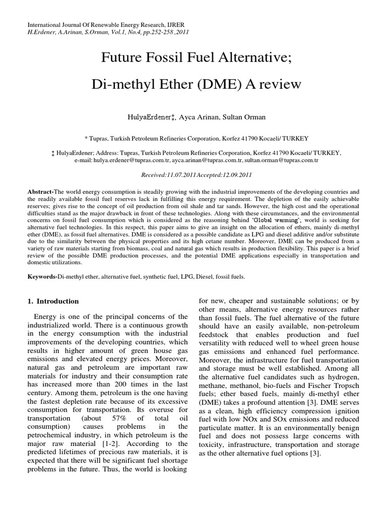 Dme PDF | PDF | Liquefied Petroleum Gas | Diesel Fuel