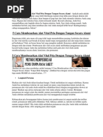 Masturbasi - Teknik Masturbasi Pria | PDF