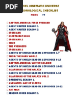 Complete MCU Timeline Overview | PDF