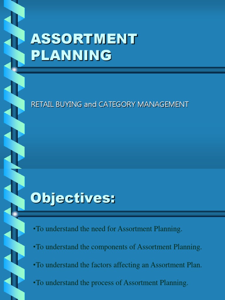 Assortment Planning: Retail Buying and Category Management | PDF ...