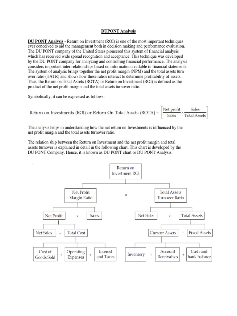 Analysis Nad Interfirm Comparison | PDF | Return On Investment | Investing