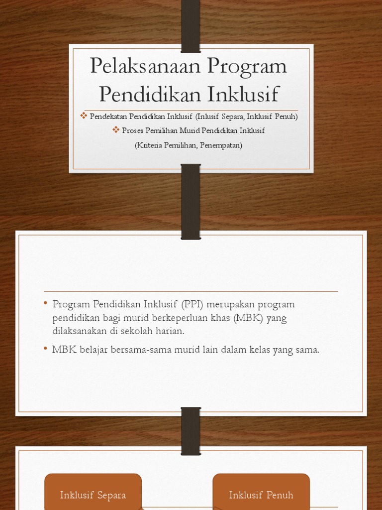 Pelaksanaan Program Pendidikan Inklusif | PDF
