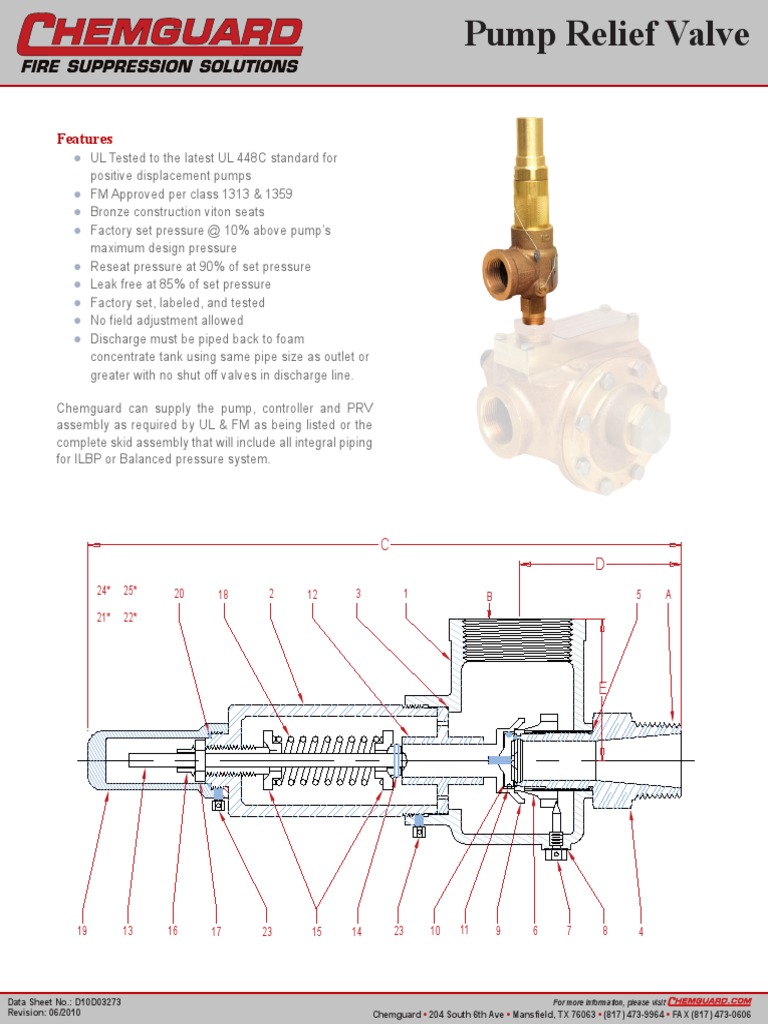 PRV TDS | PDF | Valve | Pump