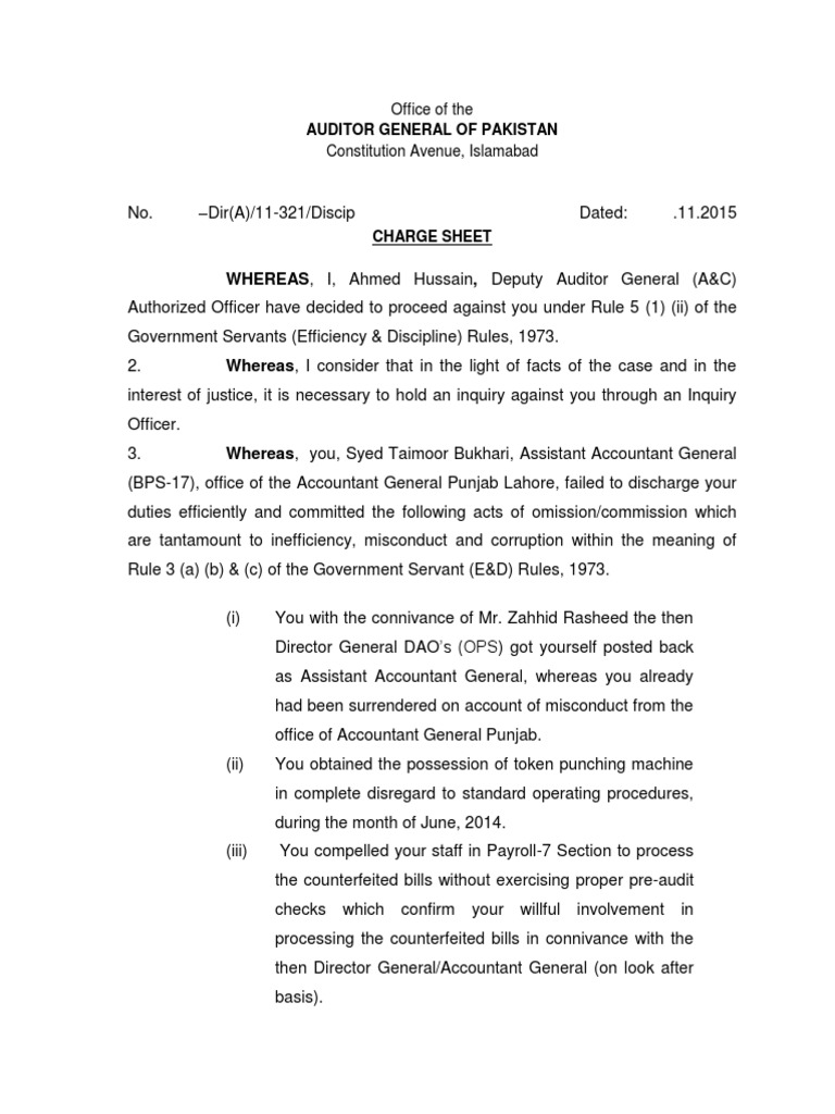 Office of The | PDF | Government Of Pakistan | Cheque