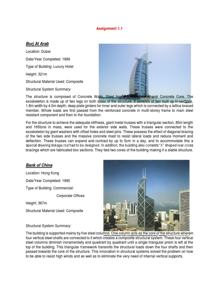 Tall Buildings | PDF | Truss | Column