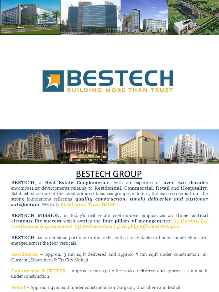 Bestech Business Tower Overview | PDF