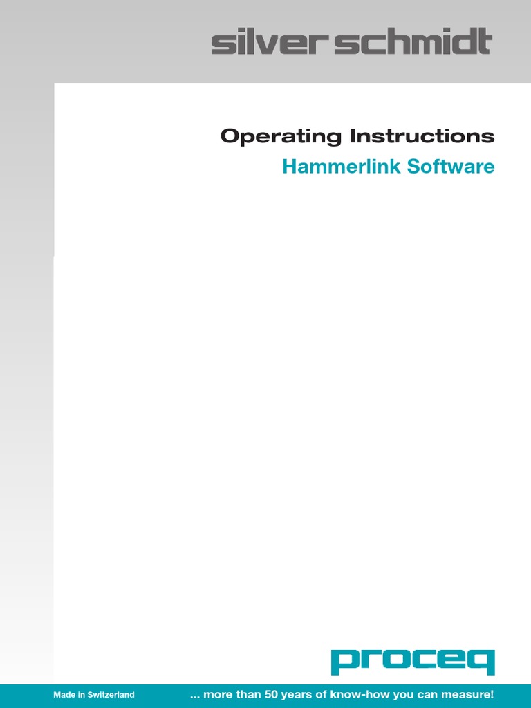 Operating Instructions: Hammerlink Software | PDF | Icon (Computing ...