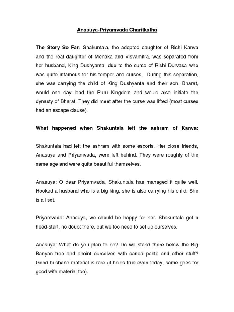 Shakuntala Kalidasa | PDF | Hindu Mythology