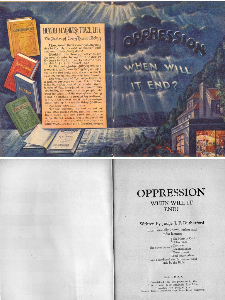 Oppression - When Will It End? | PDF