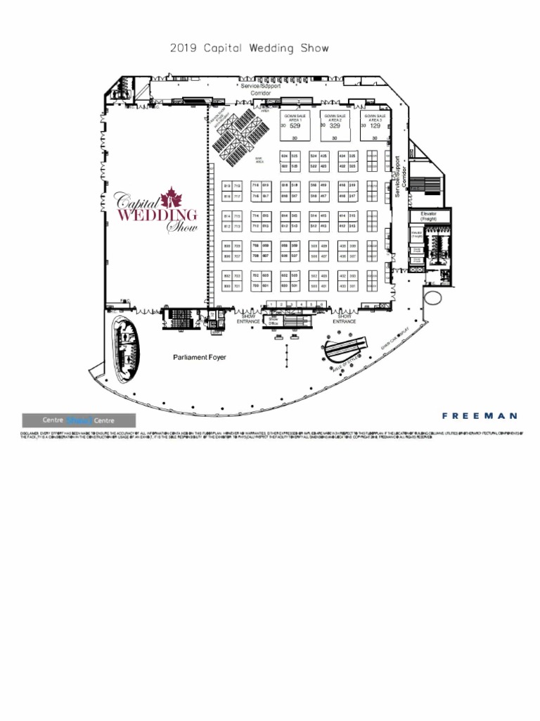 2019 Capitol Wedding Show Floor Plan | PDF