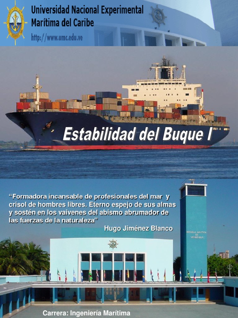 Estabilidad y Desplazamiento de Buques | PDF | Buques | Construcción naval