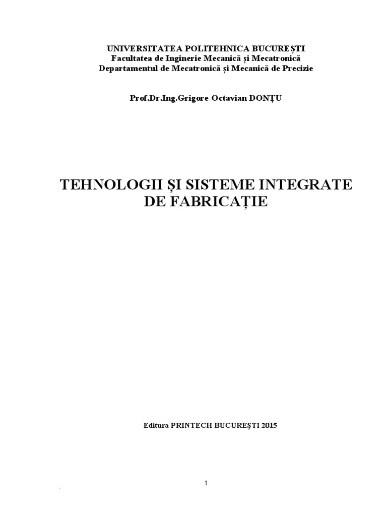 Curs TSIF III Mecatronica | PDF