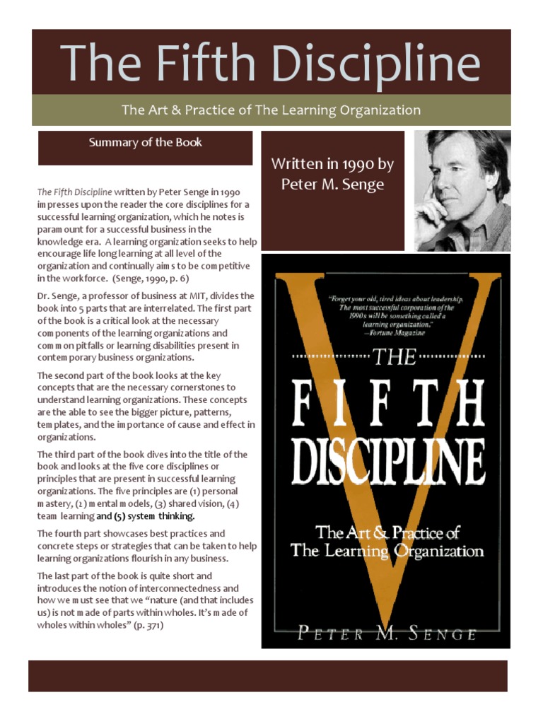 Fifth Discipline | PDF | Learning | Knowledge