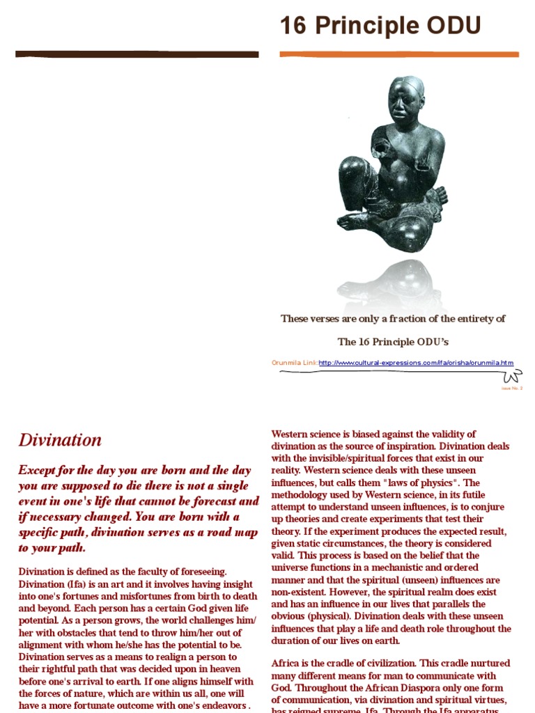 16 Odu PDF | PDF | Sacrifice | Prayer