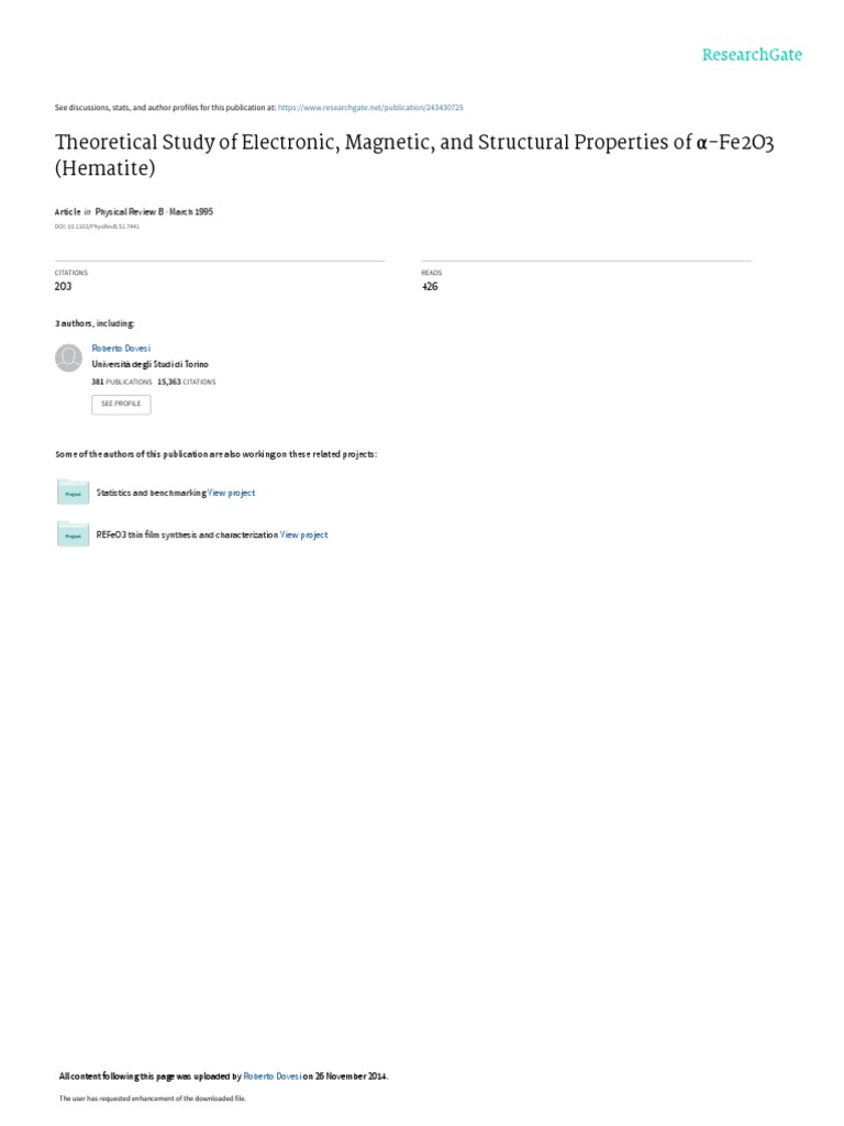 Theoretical Study of Electronic, Magnetic, and Structural Properties of ...