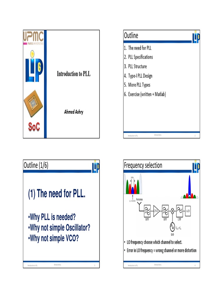 PLL Slides | PDF | Information And Communications Technology | Radio ...