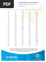 400 Spelling Bee Word List Every Level Easy Difficult and Impossible | PDF