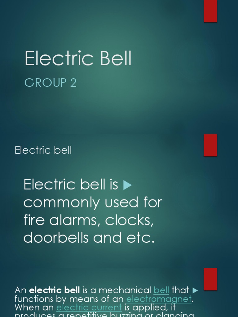 Electric Bell | PDF