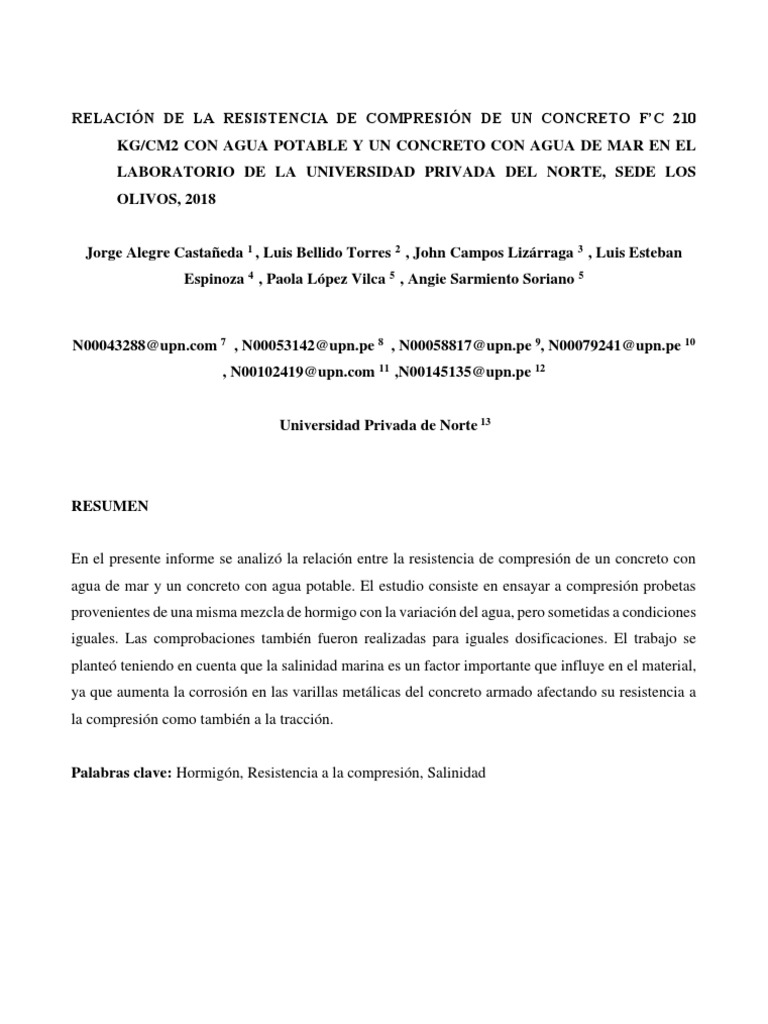 Pryecto Final de Metin | PDF | Hormigón | Cemento