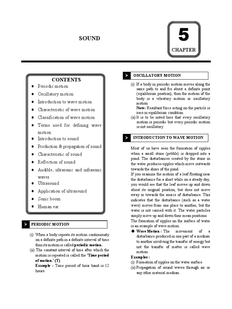 Sound | PDF | Waves | Ultrasound