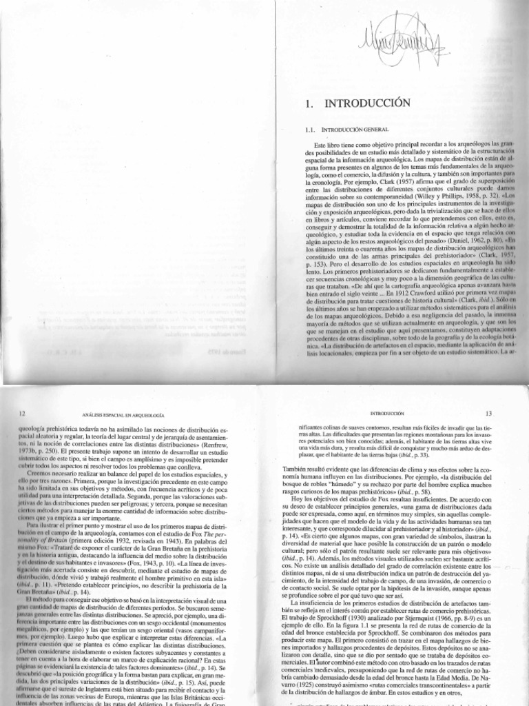 Ian-Hodder-y-Clive-Orton-Analisis Espacial en Arqueologia PDF | PDF