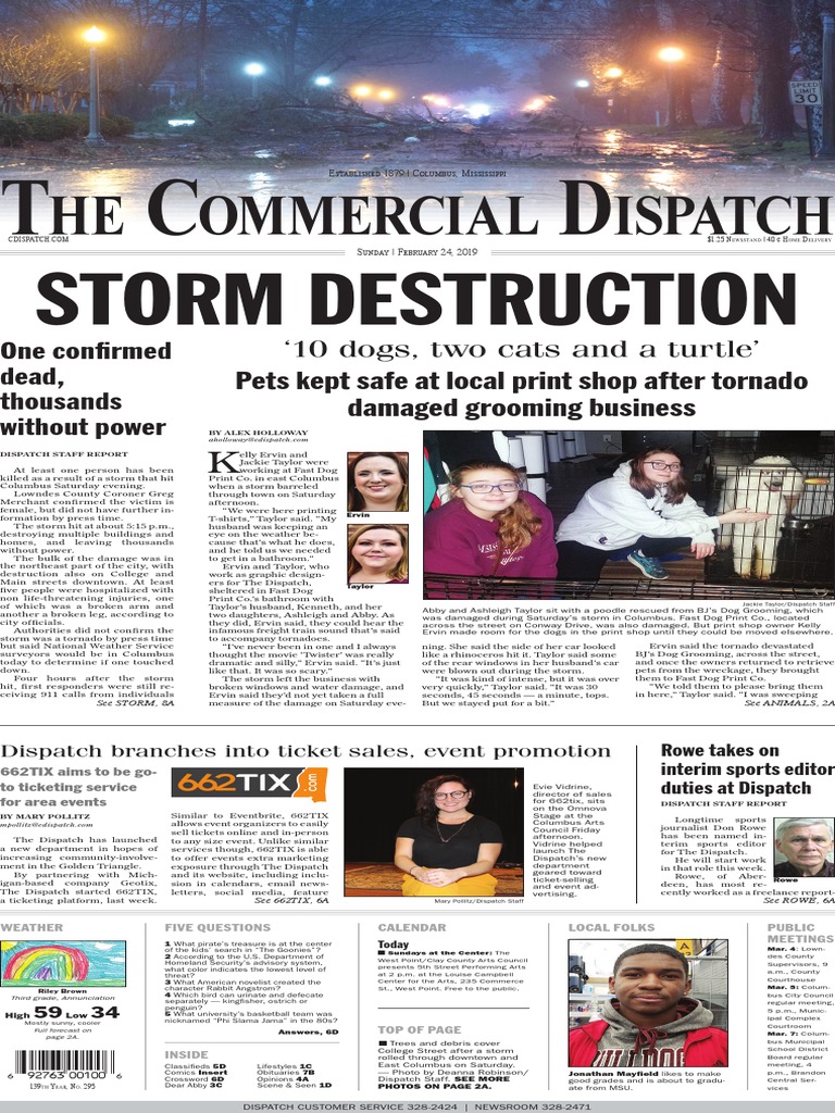 Commercial Dispatch Eedition 2-24-19 | PDF | United States Postal ...