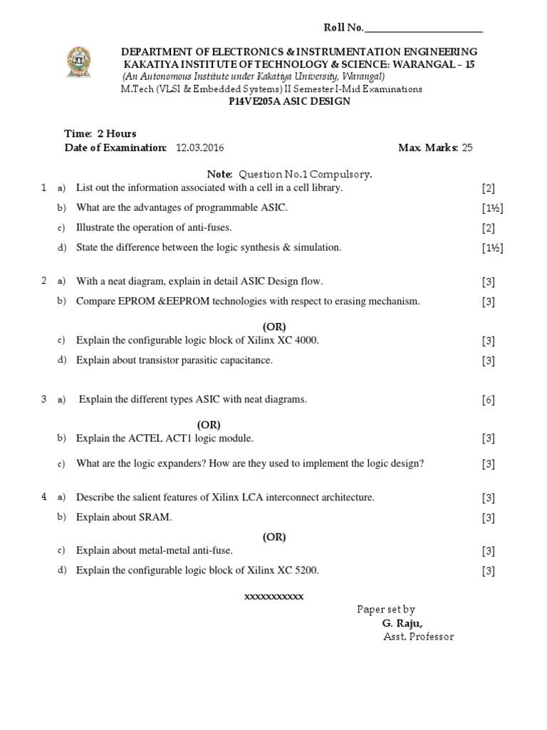 ASIC Design and Antifuse Overview | PDF | Electronic Design | Digital ...