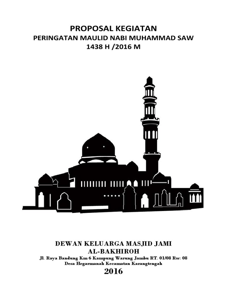 Proposal Kegiatan Maulid Nabi | PDF